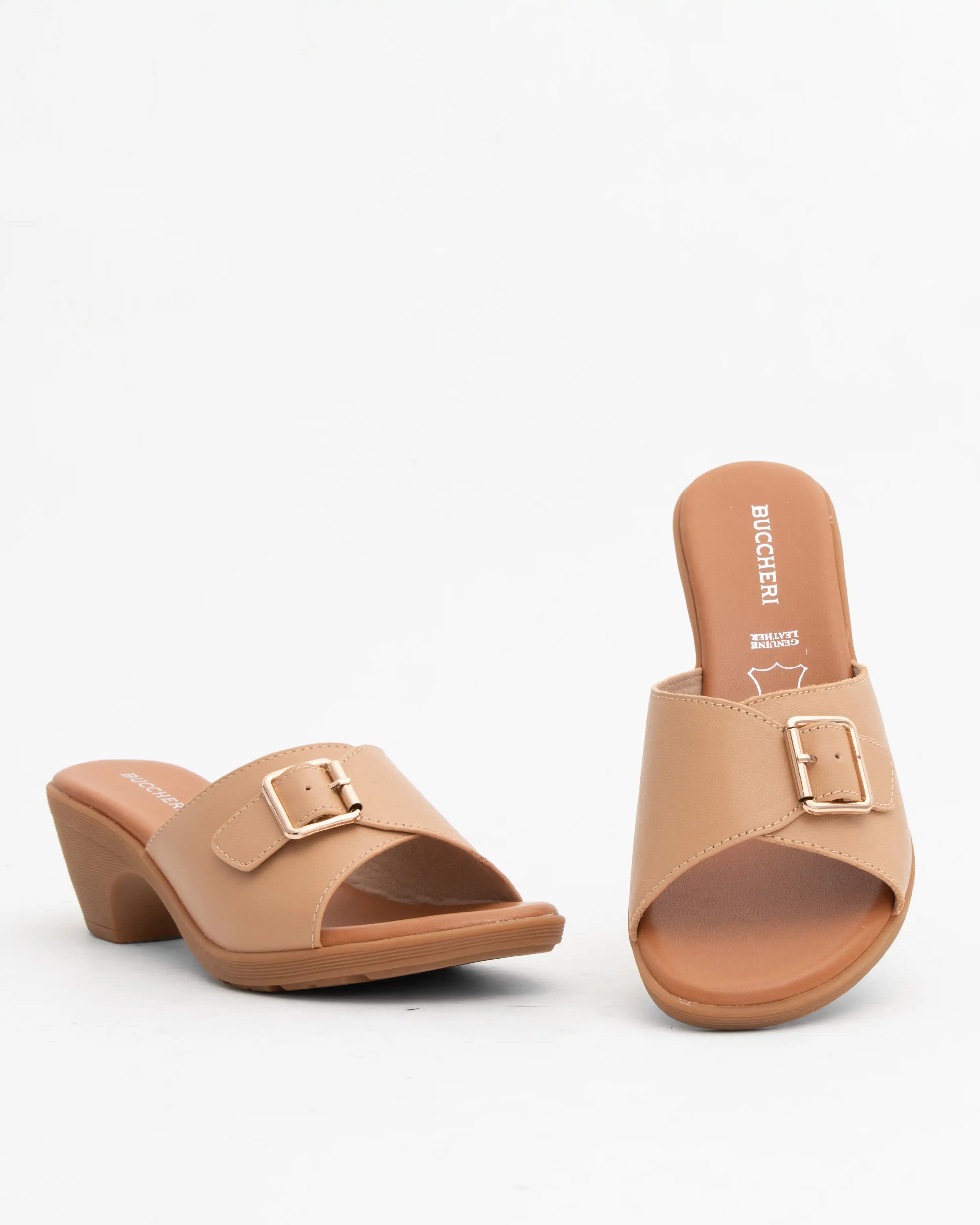 Jual Sandals Irta Dark Beige - Buccheri